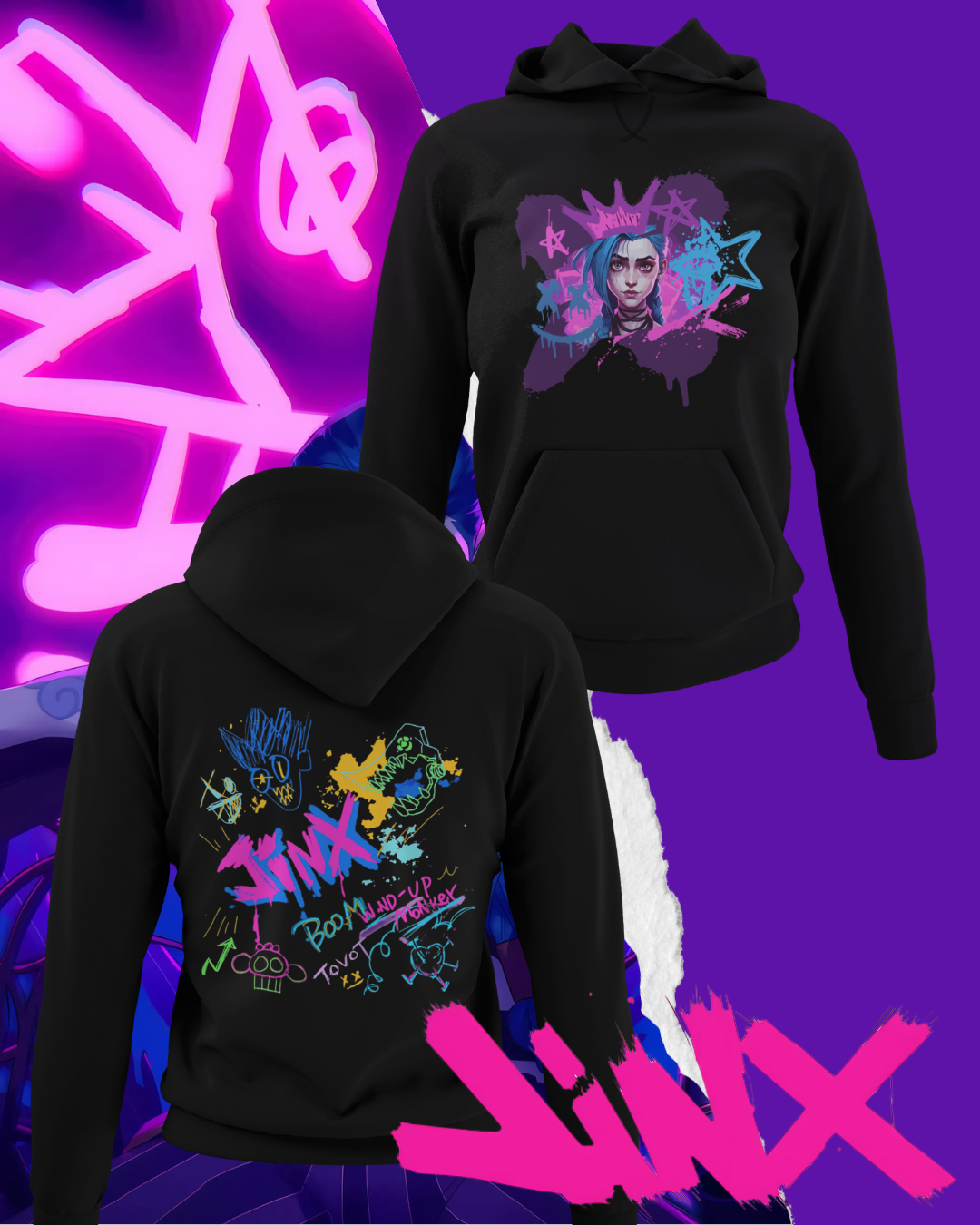 Jinx Hoodie - MangaMode